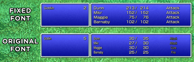 How to fix that awful font in the Final Fantasy Pixel Remaster games on ...