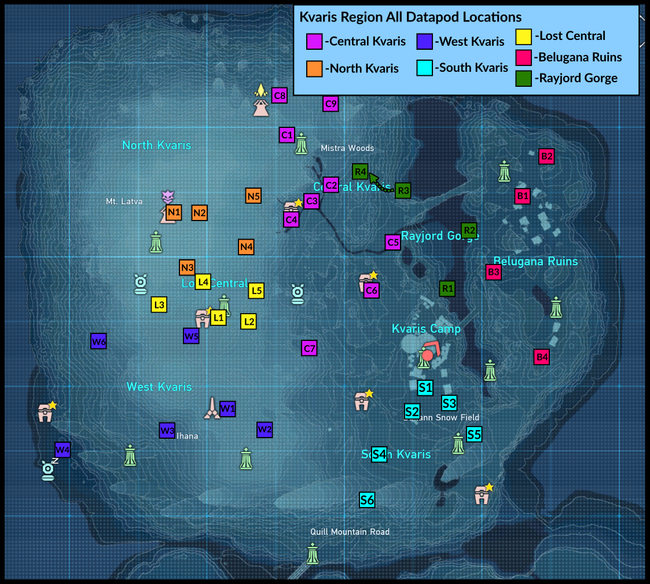 Phantasy Star Online 2: New Genesis - All Datapod Locations | Kvaris ...