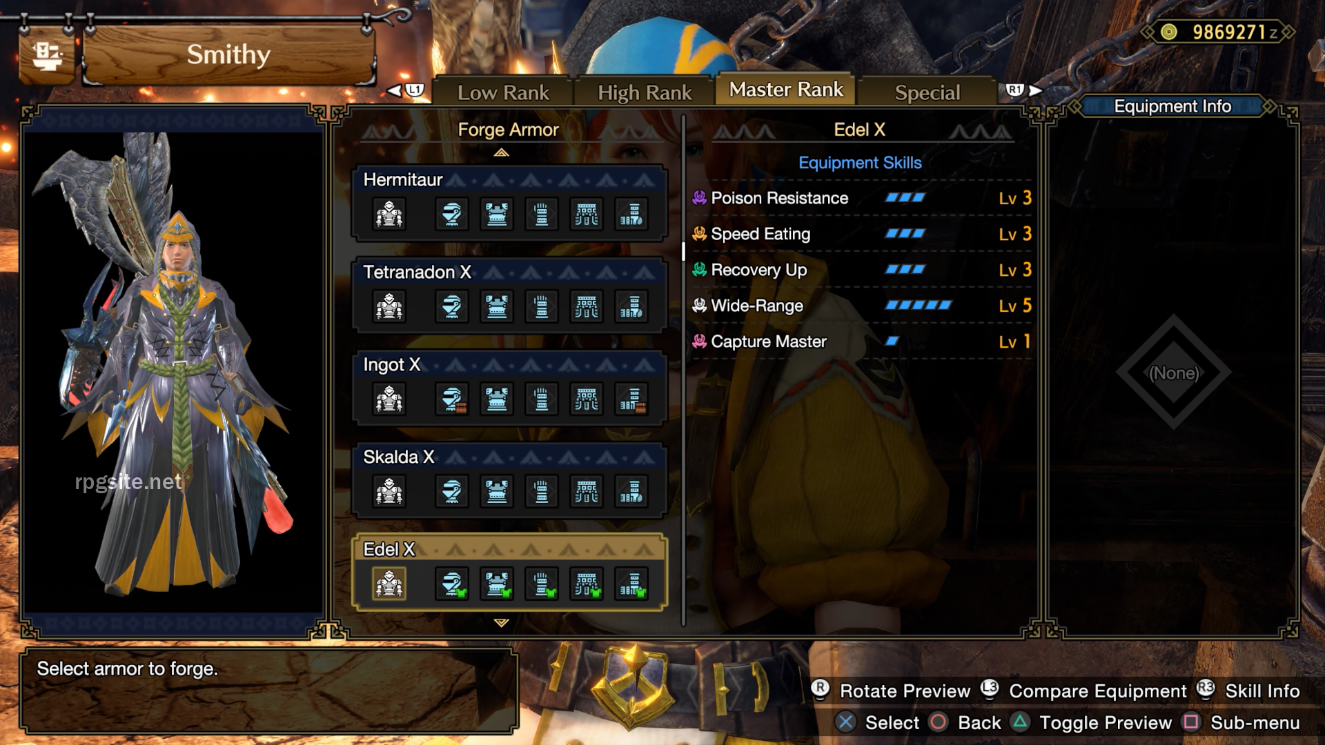 Monster Hunter Rise Sunbreak Master Rank Male Armor Sets: all master ...