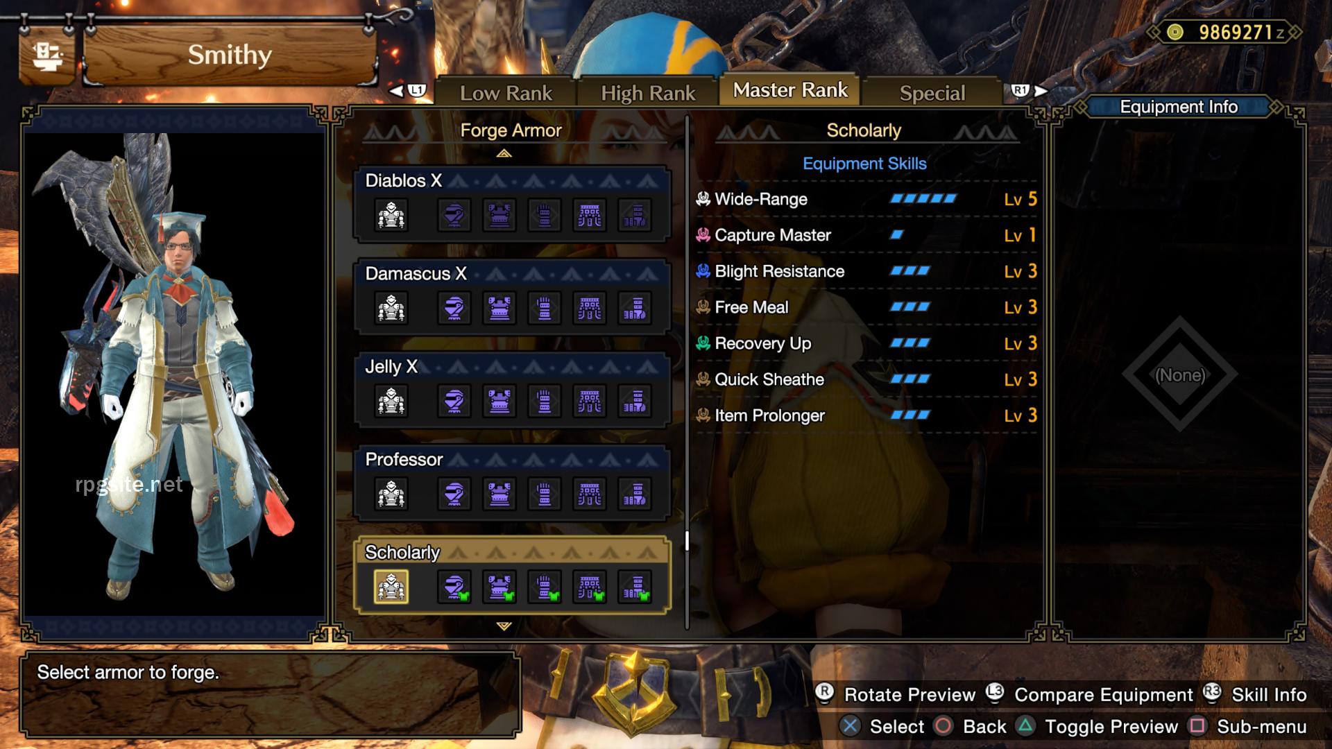 Monster Hunter Rise Sunbreak Master Rank Male Armor Sets: all master ...