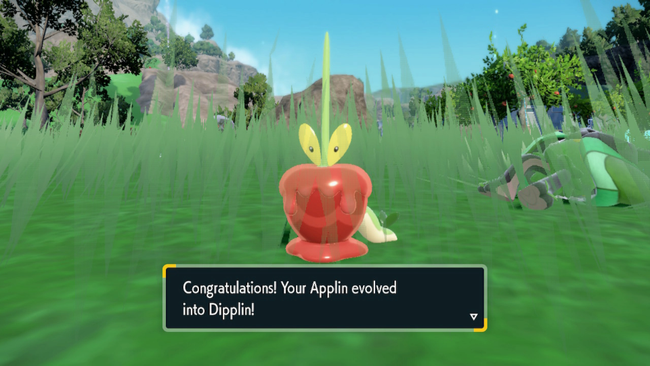 Pokemon Scarlet and Violet Dipplin: How to evolve Applin into Dipplin ...