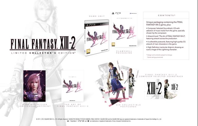 Final Fantasy XIII-2 European Collector's Editions Revealed | RPG Site