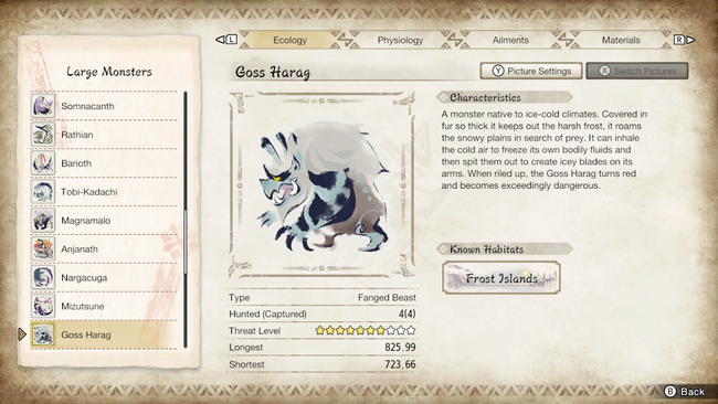 Monster Hunter Rise Monster List: all large monsters & their habitats ...