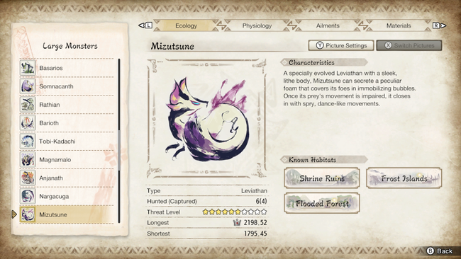 Monster Hunter Rise Monster List: all large monsters & their habitats ...