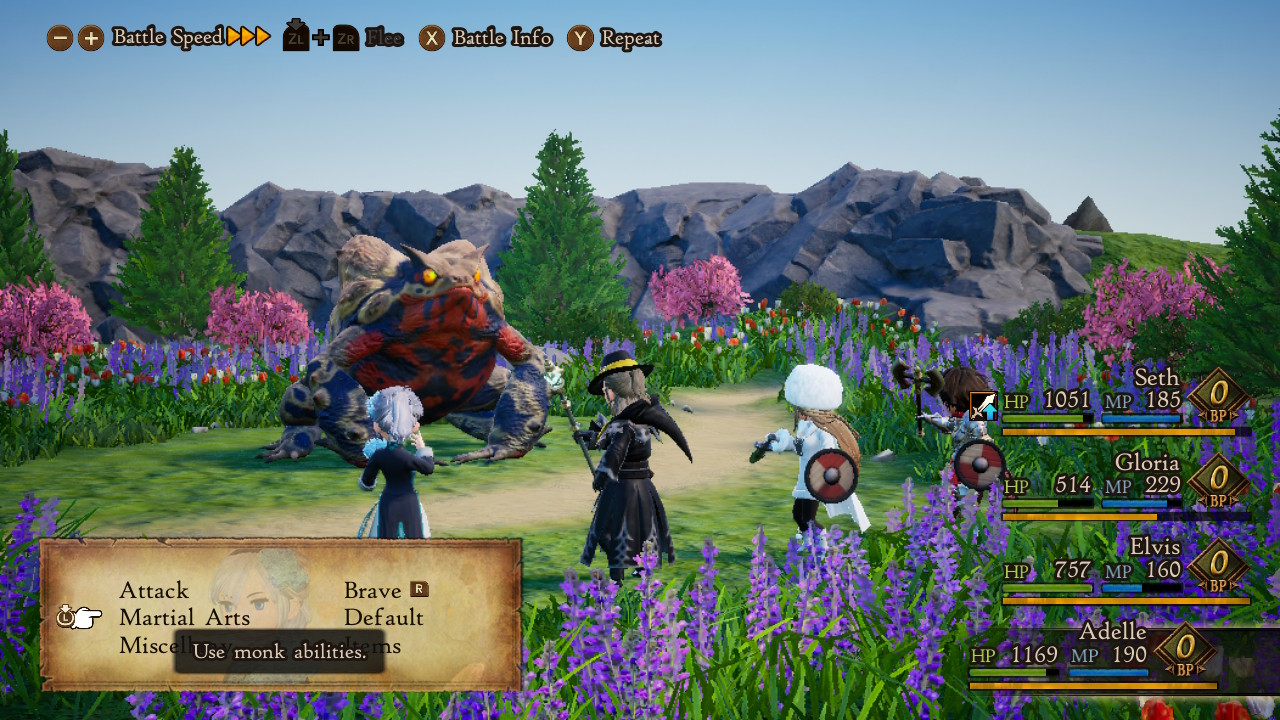 Bravely Default Gameplay