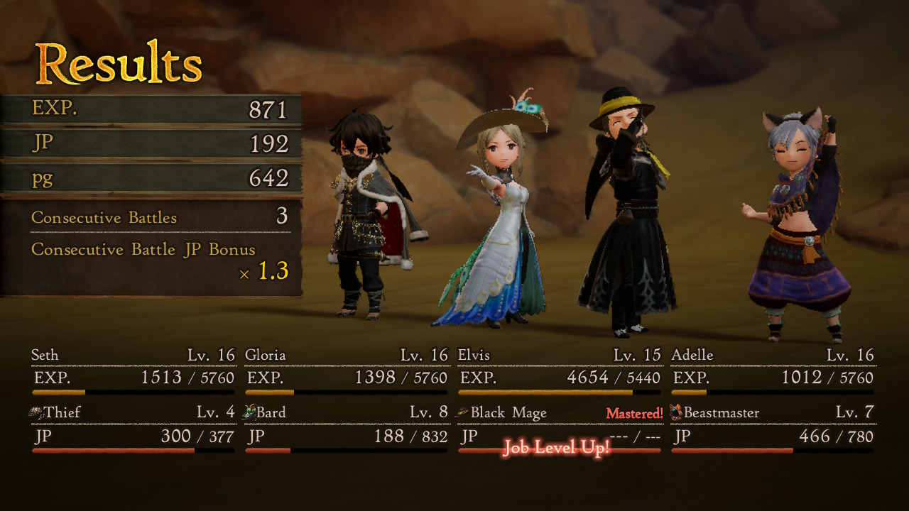Bravely Default Gameplay