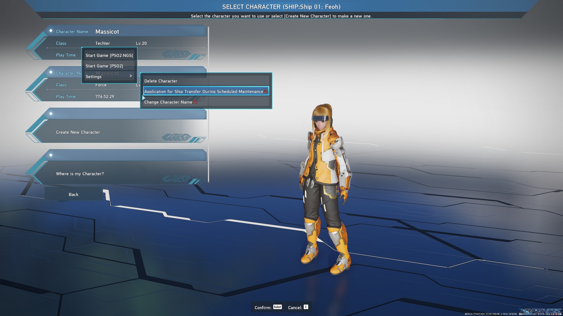 Phantasy Star Online 2: New Genesis - how to change blocks to play with ...