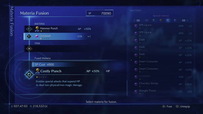 Crisis Core: How to get Costly Punch | RPG Site