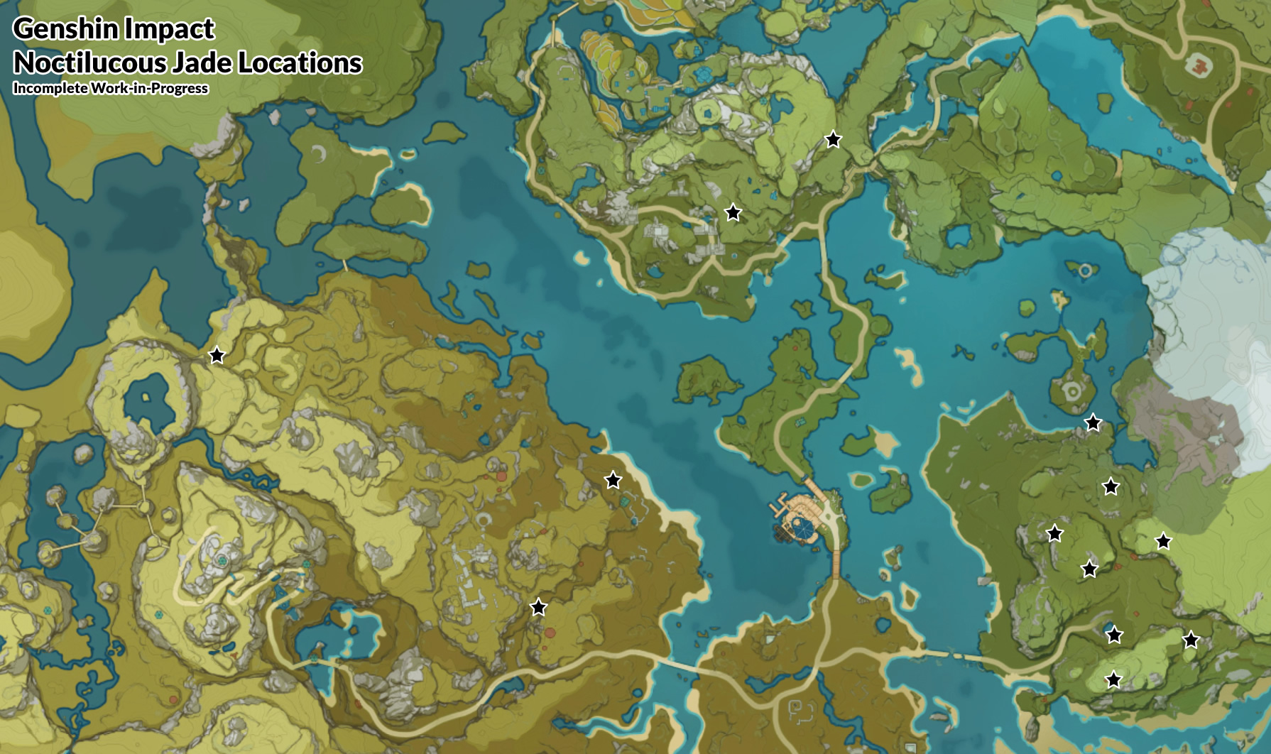 Genshin Impact: where to find Noctilucous Jade minerals | RPG Site