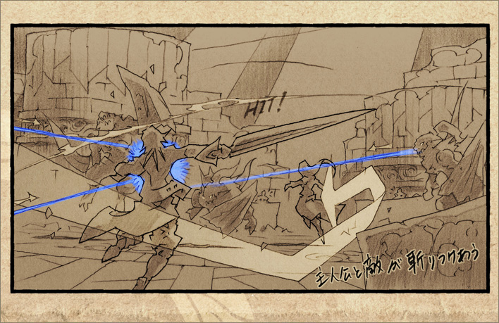 The Last Story storyboards show off battle system | RPG Site