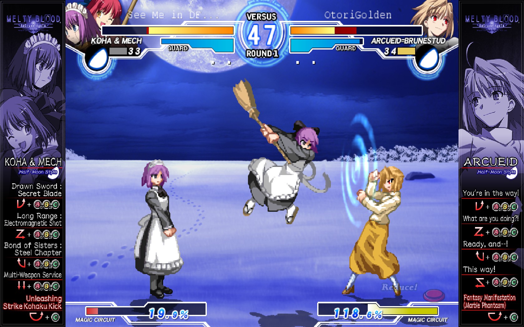 Branching Path: Melty Blood Actress Again Current Code's Steam Version ...